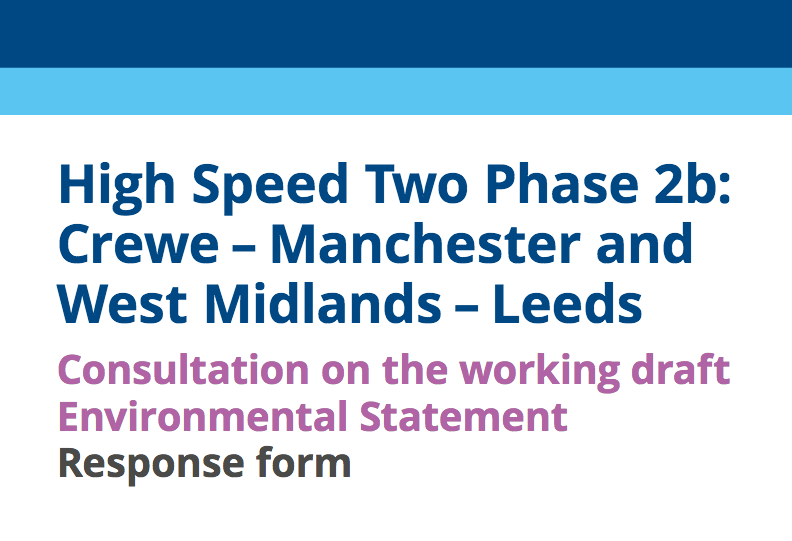 HS2 – How to Respond: Environmental and Equality statements ...